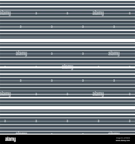 Horizontal Striped Seamless Pattern Repeating Texture With White