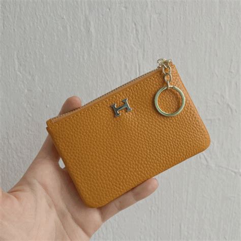 강추템 소가죽 지퍼 여자 카드 명함 동전지갑 키링 포켓지갑 7color 에이블리