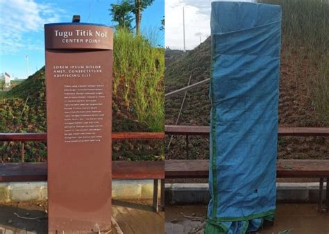 Viral Teks Lorem Ipsum Di Tugu Titik Nol Ikn Apa Makna Dan Penjelasannya Ikn Pos