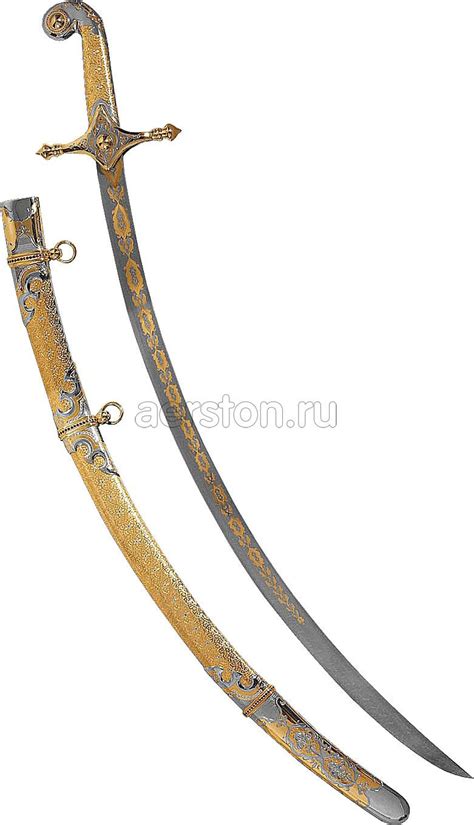 Купить подарочная Сабля ЧИНГИСХАН (дамасская сталь) ручной работы в ...