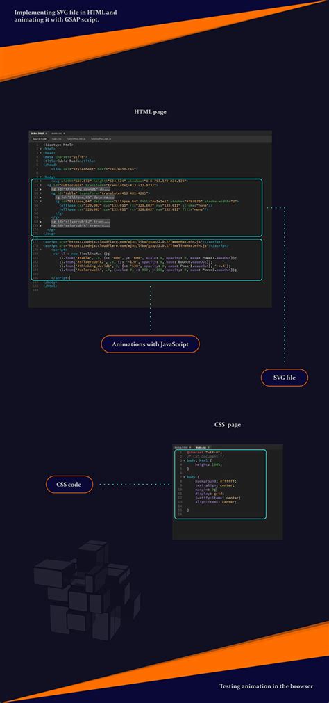 create animations in the browser with gsap on behance