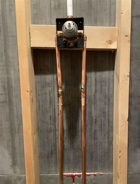 Replumb Copper Lines Angled At Coupling Is It Ok Facebook