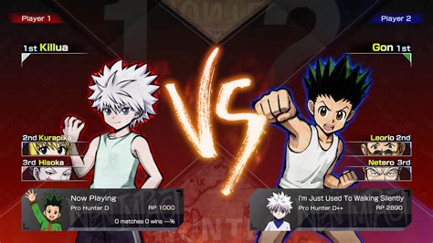 X Hunter Characters All Hunter X Hunter Characters Combos Skills