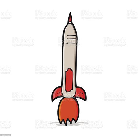 Cartoon Missile Stock Illustration Download Image Now Cheerful