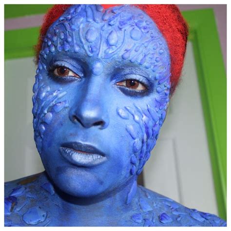 X Men Mystique Makeup Transformation Makeup Transformation Mystique