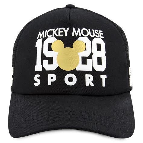 Disney Baseball Cap 1928 Sport Mickey Mouse Black