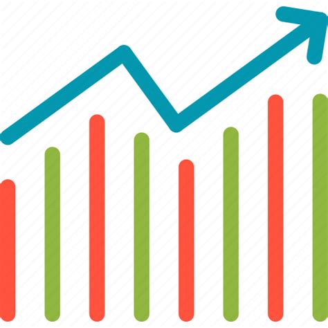 chart curve diagram graph increase infographic statistics icon
