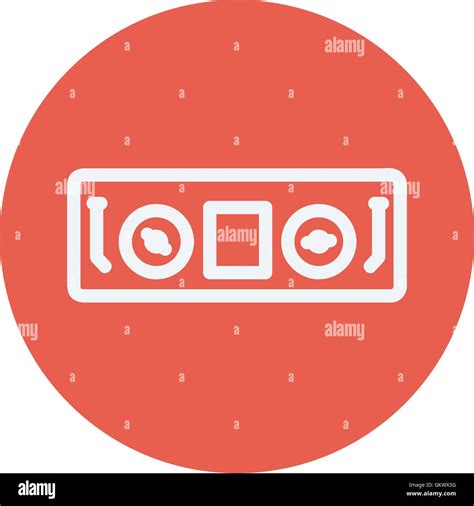 Dj Console Thin Line Icon Stock Vector Image And Art Alamy
