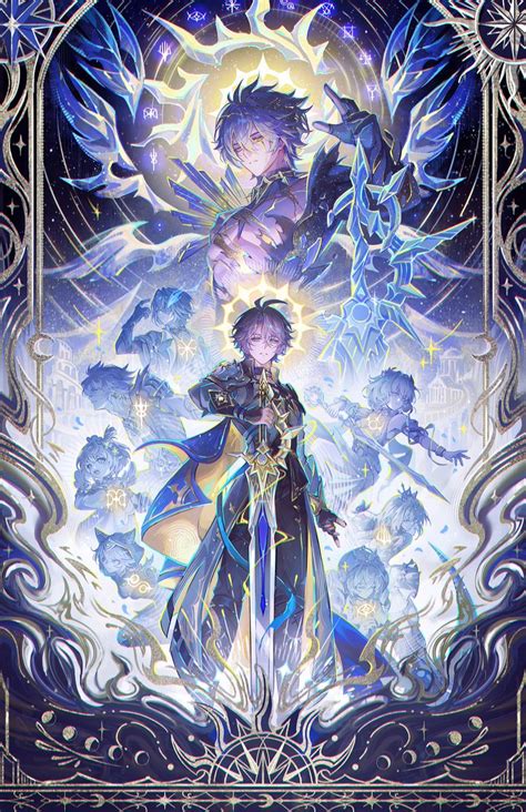 Castorice Phainon Mydei Aglaea Anaxa And More Honkai And More Drawn By Jessica Wijaya