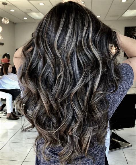 Dark Brown Hair With Highlights Around Face
