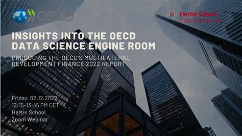 Insights Into The Oecd Data Science Engine Room Youtube