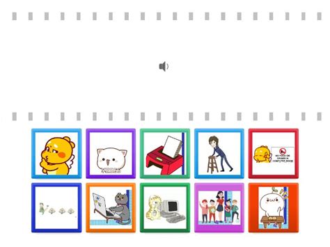 Computer Lab Rules Find The Match