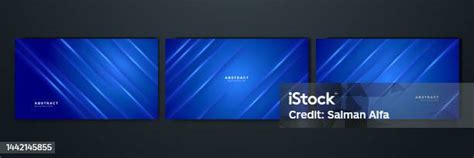 파란색 기하학적 모양은 현대 기술 배경 디자인을 추상화합니다 벡터 추상 그래픽 프리젠 테이션 디자인 배너 패턴 배경 웹 템플릿입니다 0명에 대한 스톡 벡터 아트 및 기타