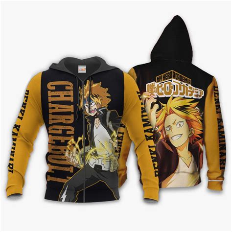 Denki Kaminari Chargebolt Hero Mha Hoodie Shirts Otakuplan
