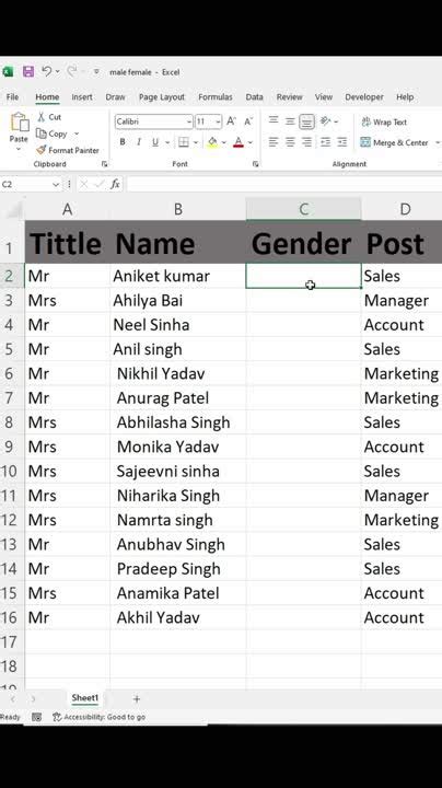 bharti patel on linkedin excel