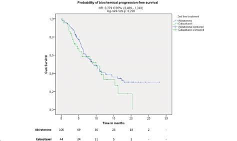 Kaplan Meier Plot For Biochemical Progression Free Survival Download