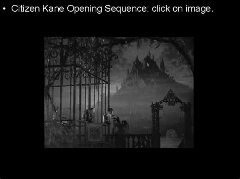 Citizen Kane Scene Analysis In Citizen Kane