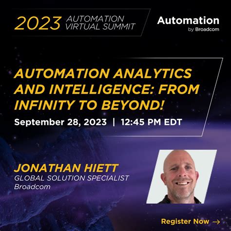 Automation Virtual Summit 2023 Automation By Broadcom