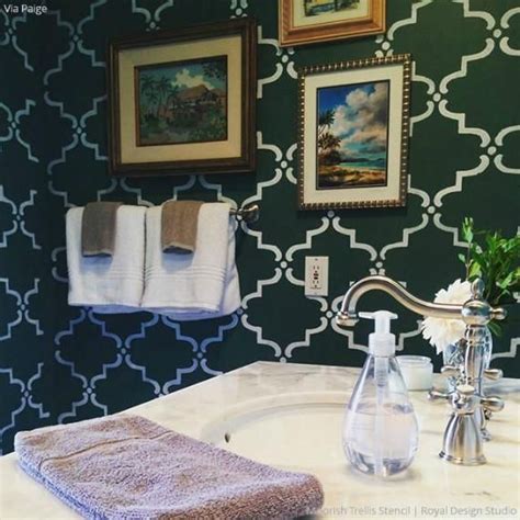 Moorish Trellis Wall Stencil