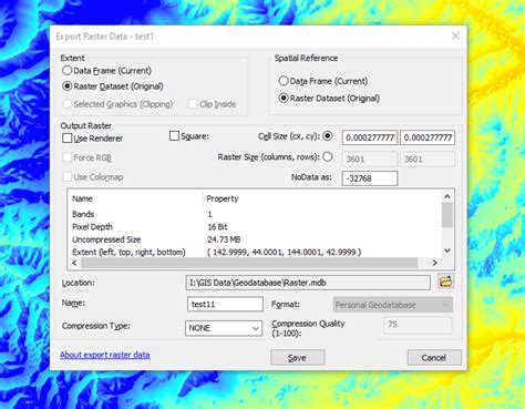 How To Export Raster To Esri Geodatabase File Gis Tutorial