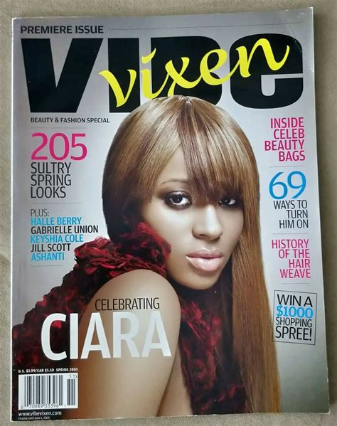 Vibe Vixen Magazine Spring 2005 Premier Issue Ciara Cover Etsy