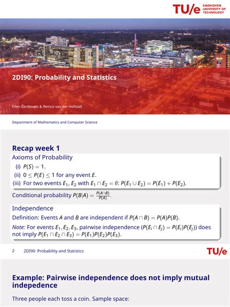 Lecture 3 Probandstatistics Pdf Applied Mathematics Mathematical Concepts