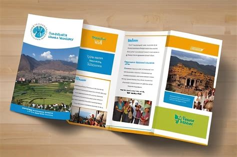 Volunteer Abroad Program Brochure Premium Ai Generated Image