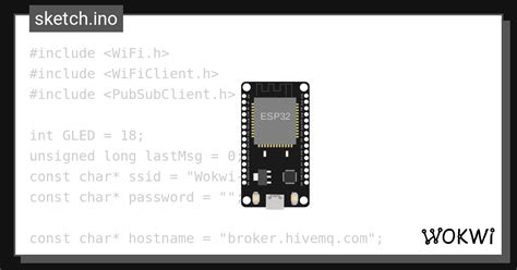 Publish MQTT Wokwi ESP32 STM32 Arduino Simulator