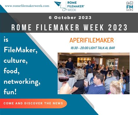 fmguru romefilemakerweek filemaker claris backtothefuture… fmguru