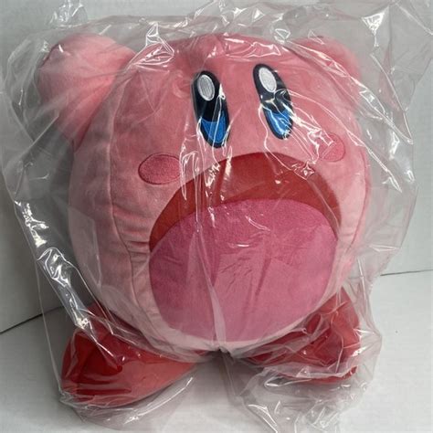 Tomy Intl Toys Club Mocchi Mocchi Kirby Plush Inhaling Mega 5inch Plushie Collectible