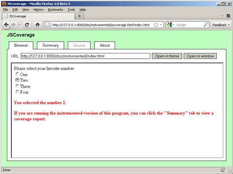 Jscoverage User Manual