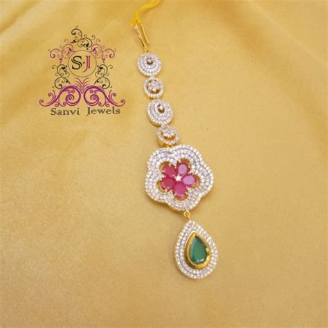 Flower Pattern Maang Tikka Jewelry Patterns Tikka Jewelry Jewels