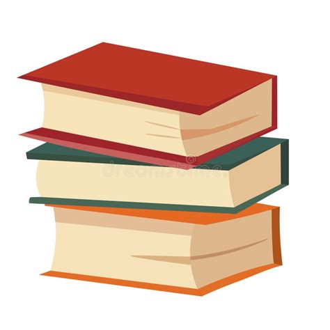 Stack Of Books Book Stack Vector Illustration Stock Vector Illustration Of Cover Education