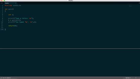 C Getchar Not Working On Sublime Text Stack Overflow