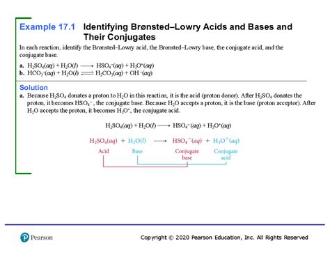 Chem25 C7 Acid Base Worked Examples Example 17 Identifying Brønsted