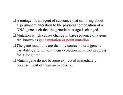 Mutation Pptx