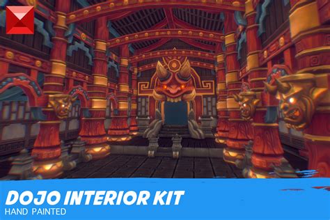 Dojo Interior Kit 3d Fantasy Unity Asset Store