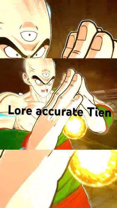 Lore Accurate Tien Sparking Zero Dragonballsparkingzero Dragonballz Dragonball Tien Youtube