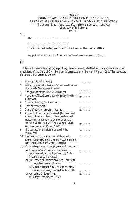 Form I Fill Out Sign Online And Download Printable Pdf India Templateroller