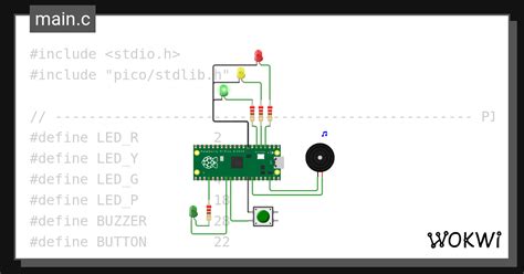 Pi Pico SDK Blink Copy Wokwi ESP STM Arduino Simulator