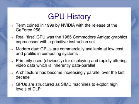 PPT GP GPU Applications And Simulations PowerPoint Presentation Free Download ID