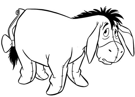 Eeyore Coloring Pages At Free Printable Colorings