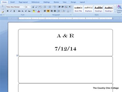 How To Print Custom Wedding Stickers Angie Holden The Country Chic Cottage