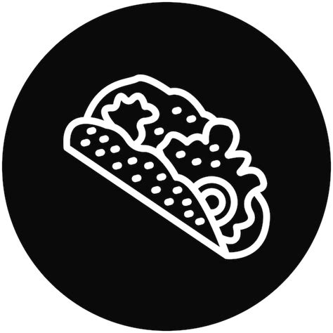 Premium Vector Taco Vector Icon Illustration Of Street Food Iconset