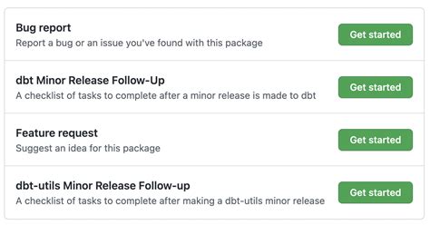 Review Issue Templates · Issue 619 · Dbt Labsdbt Utils · Github