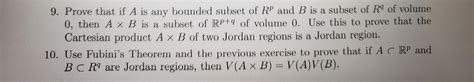 solved a a 9 prove that if a is any bounded subset of rp