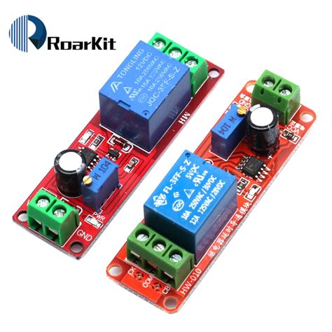 NE Timer Switch Adjustable Module Time Delay Relay Module DC V V Monostable Shield Power