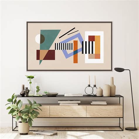 Samsung Frame Tv Art Abstract Modern Art For Frame Tv Etsy