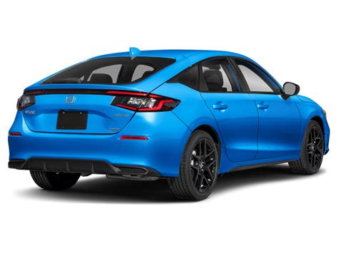 New 2026 Blue Honda Civic Hatchback Hybrid For Sale In Manhattan Ny
