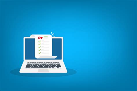 의료 보고서 의료 문서 건강 보험 개념 플랫 디자인 벡터 일러스트레이션 개념에 대한 스톡 벡터 아트 및 기타 이미지 개념 건강 진단 건강관리와 의술 Istock